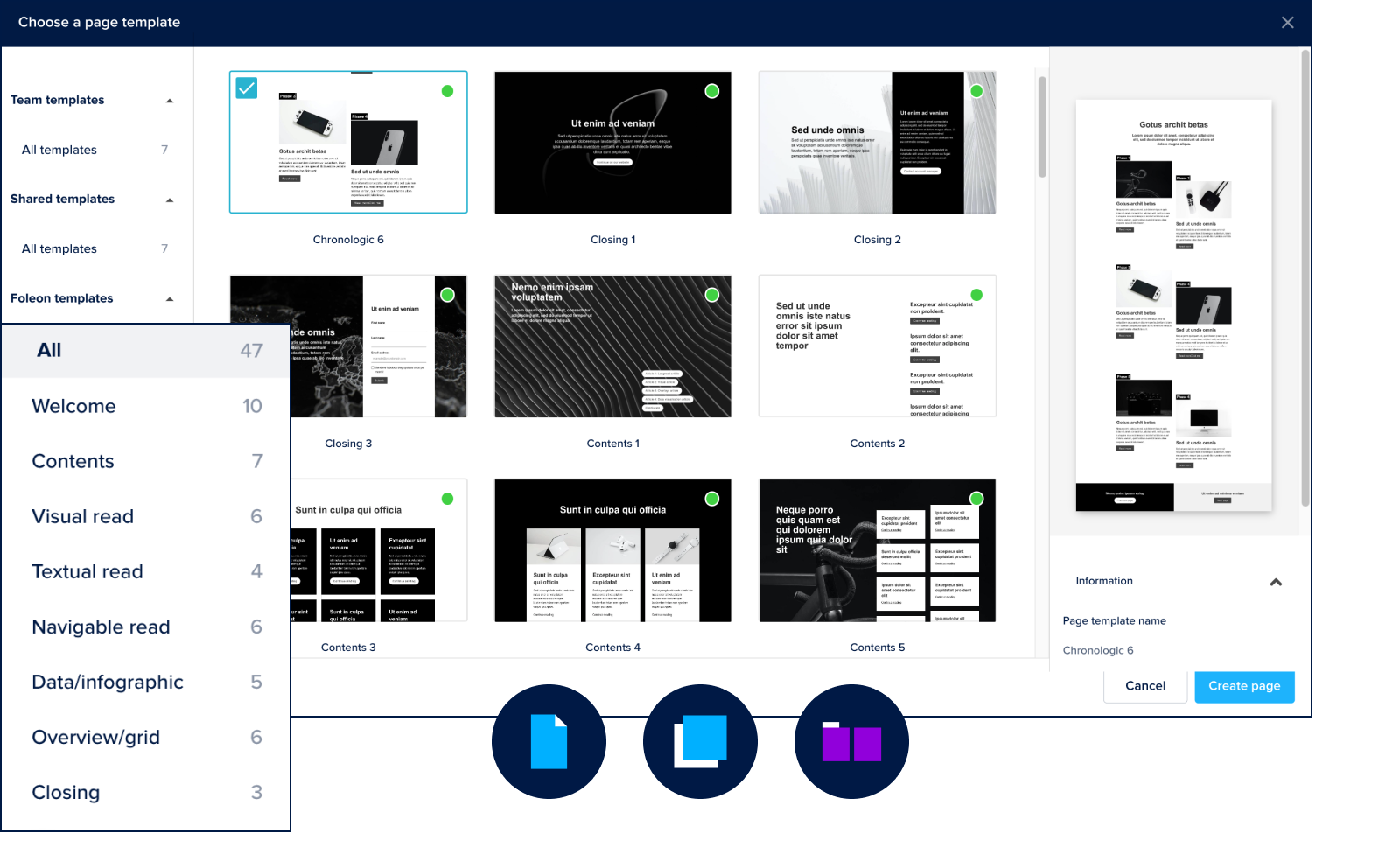 Foleon templating: Save, edit, customize and share your best designs